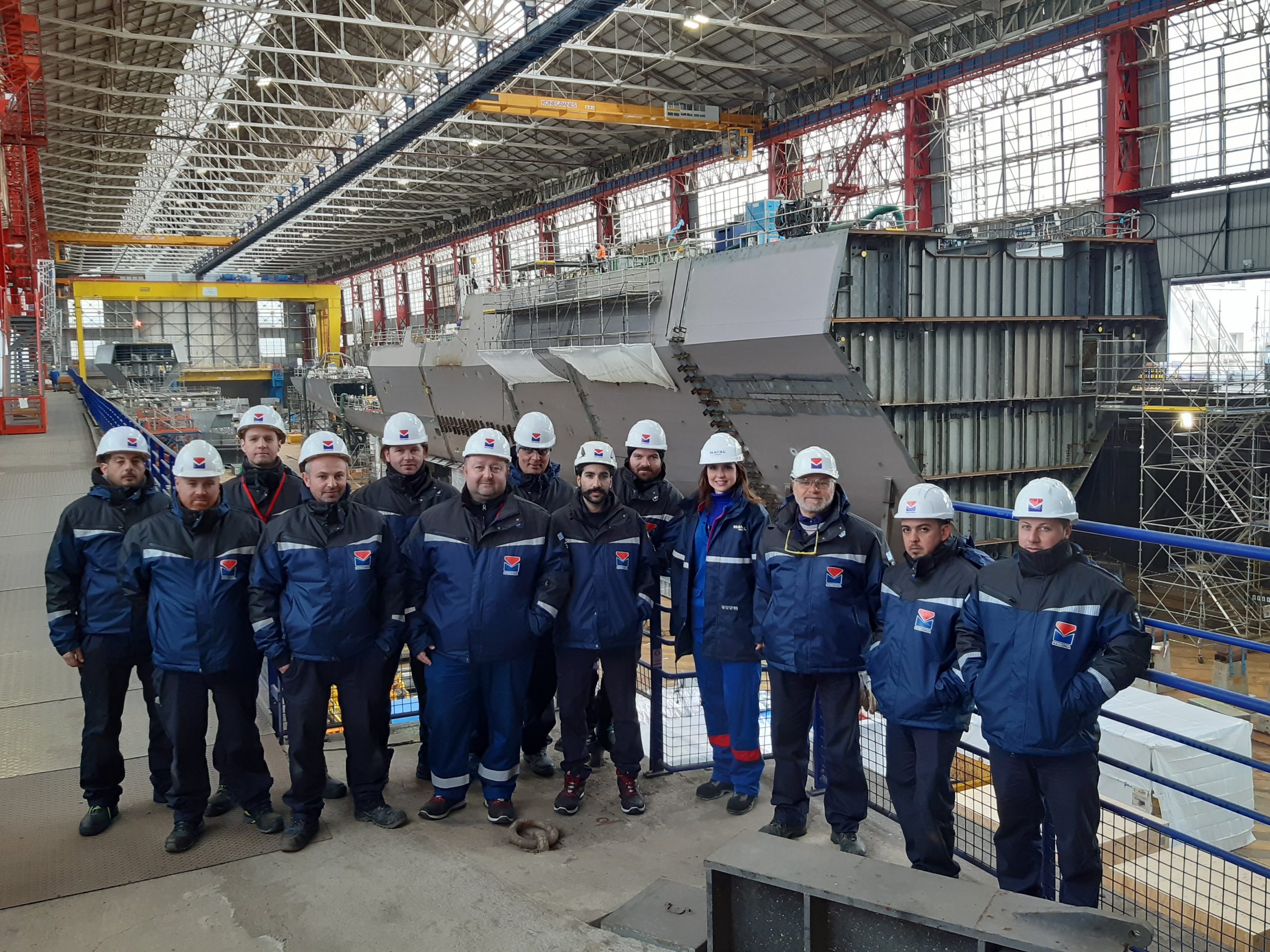 Ελληνική ομάδα στην Λοριάν για την ναυπήγηση της φρεγάτας ΚΙΜΩΝ (F601 ...